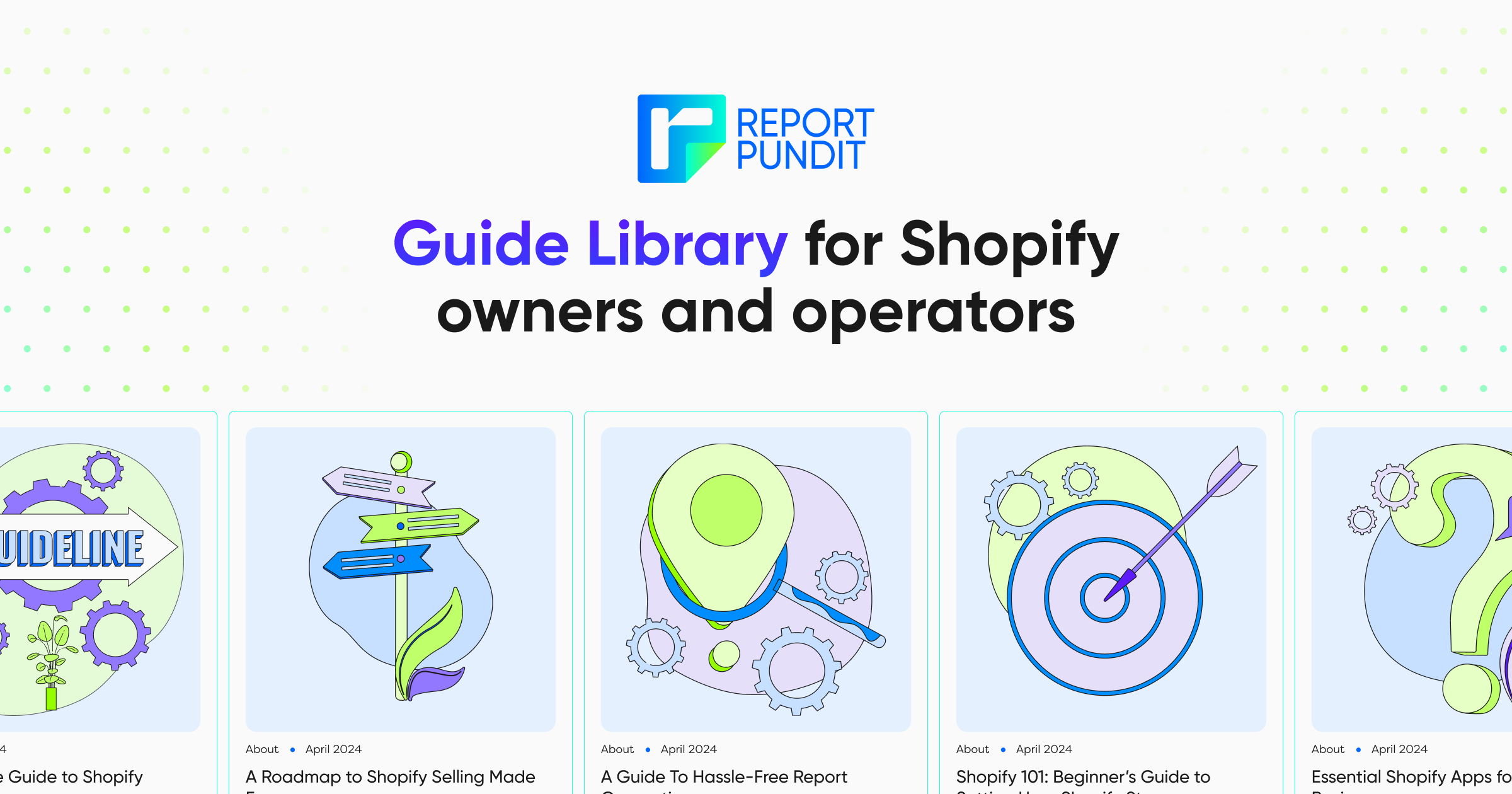 Guides to Shopify Reports and Data Analysis | Report Pundit